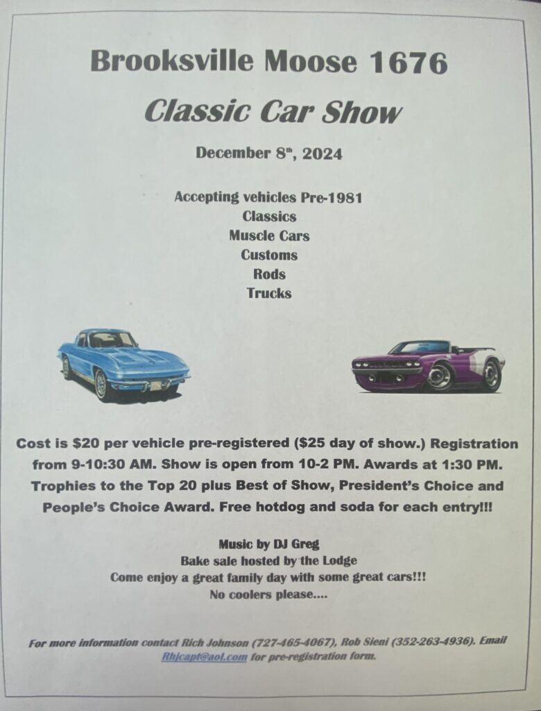 Moose 1676 Classic Car Show - Car Events