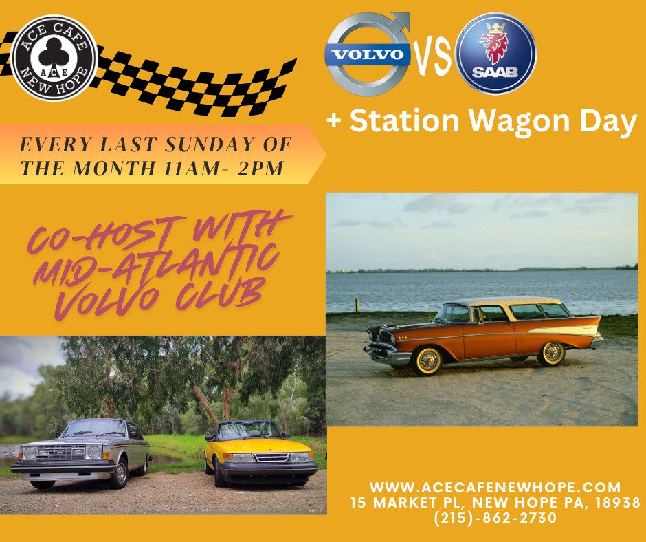 Ace Cafe: Volvo/Saab + All Station Wagon meetup (Co-Host with Mid ...