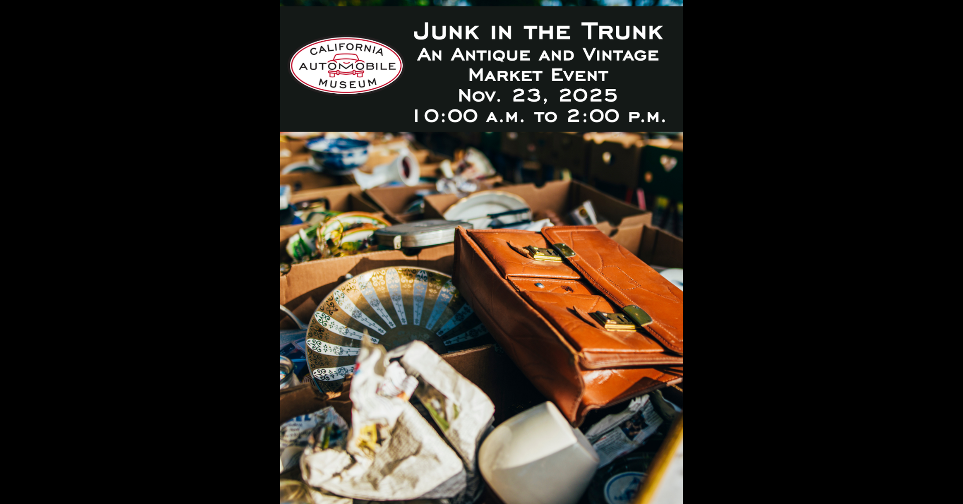 Junk in the Trunk – An Antique and Vintage Market Event - Car Events