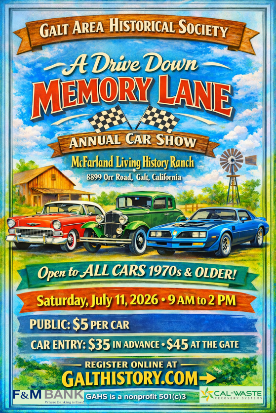 Drive Down Memory Lane Car Show - Car Events